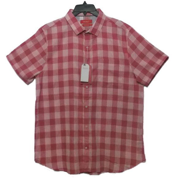 Bruno | Shirts | Bruno Milano Mens Baroque Rose Dress Shirt | Poshmark
